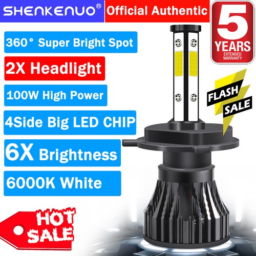 4side H4 9003 Led Headlights Bulb For Honda Helix 250 CN250 1986-2007 ...