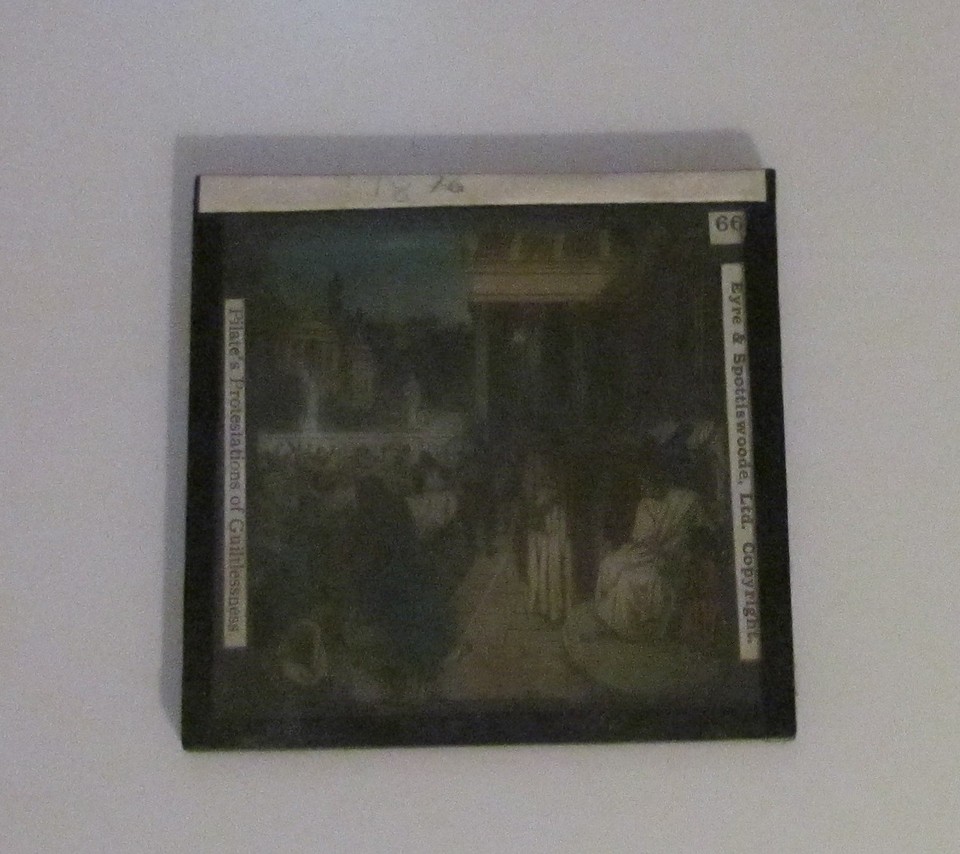 Glass Magic Lantern Slide PILATES PROTESTATIONS OF GUILELESSNESS C1910 ...