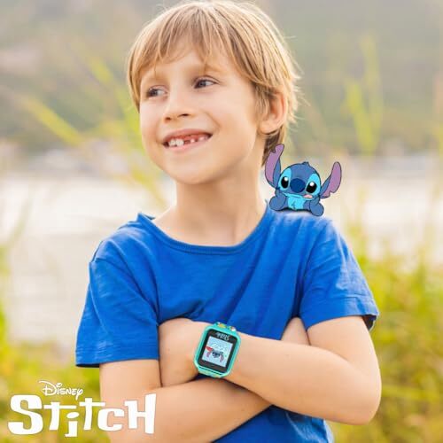 Disney Stitch Kids Smart Watch 40mm with Camera Games Custom Watch ...