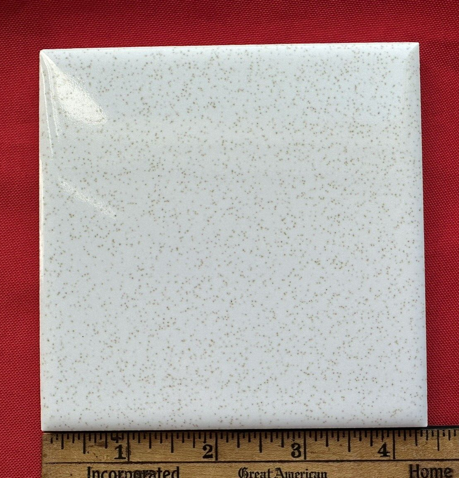 1 pc. Gold Dust: by Color Tile Co. 4-1/4" Glossy Ceramic Tile: Made ...