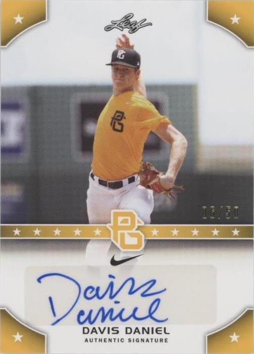 2015 Leaf Perfect Game National Showcase - Autographs Davis Daniel #PG ...