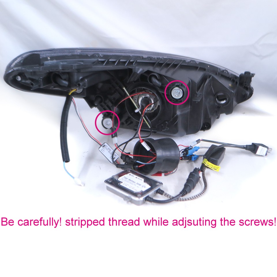 2008-2014 Mazda Mazda2 Demio DE 3D/5D Fits LED Angel-Eye HID Headlight ...