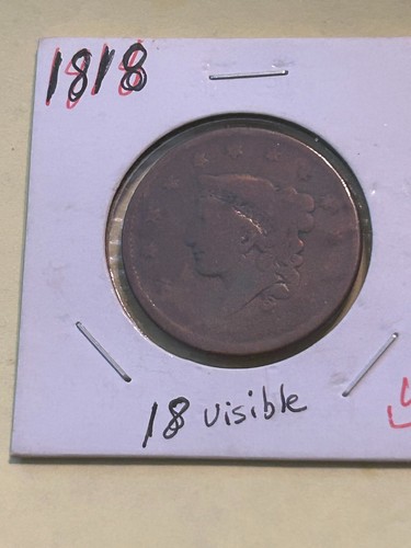 1818 Coronet Head Large Cent | eBay