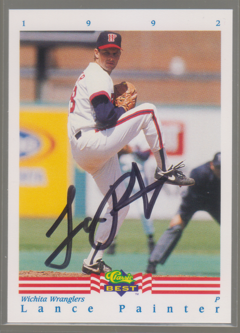 Autographed 1992 Classic Best Lance Painter - Wichita Wranglers | eBay