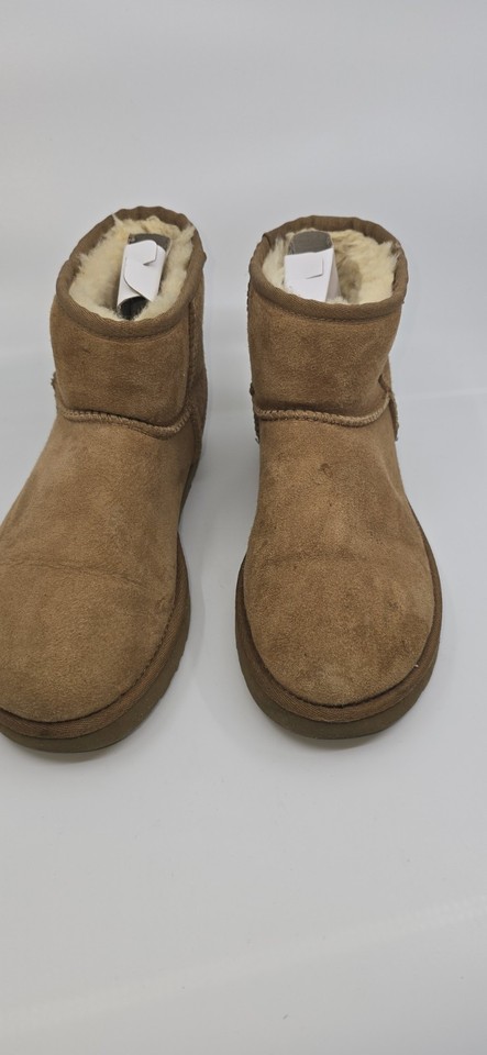 UGG “Classic Mini II” Women's Suede & Sheep Shearling Ankle Boots ...
