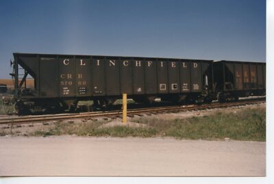 2F530 RP 1980s CLINCHFIELD RAILROAD HOPPER CAR #57066 | eBay
