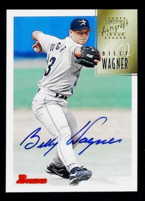 1997 Bowman Certified Blue Ink Autograph #CA81 Billy Wagner AUTO ...
