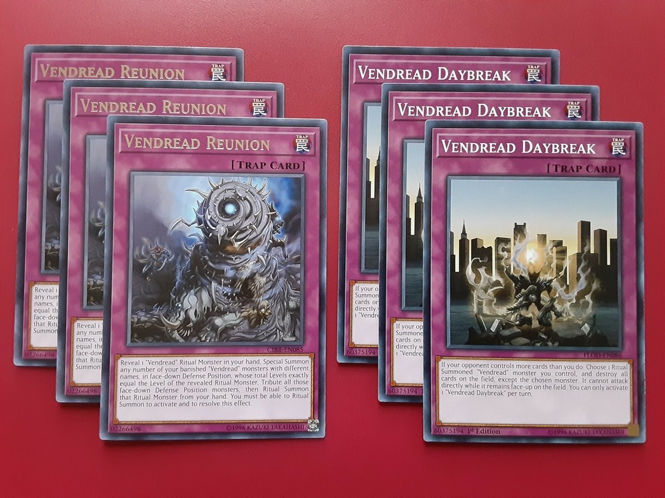 Yugioh Vendread Deck 63 Card Revendread Slayer Complete Budget ...