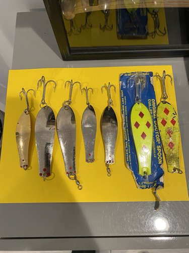 Lot of 7 Doctor Spoons 285 Lot Lure Spoon Professor #1 and #2 Thin ...
