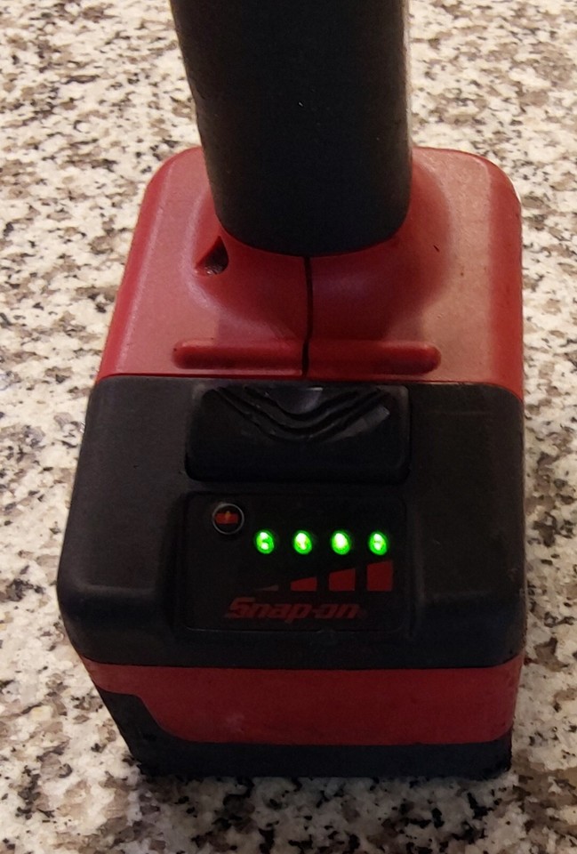 Snap-On CT8850 18v 1/2" Impact Wrench + Battery + Charger. Good Torque ...