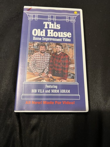 PBS This Old House Bob Vila Norm Abram Home Improvement Video VHS Tape ...