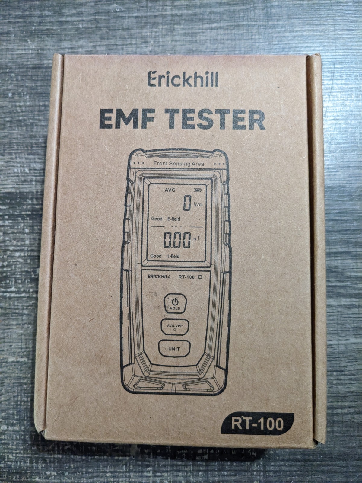 ERICKHILL EMF Meter, Detects Electric and Magnetic Fields, Handheld ...