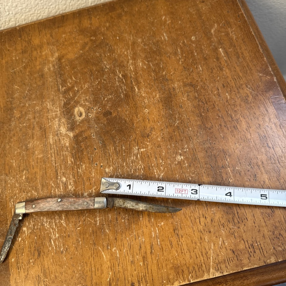 Old Original 2 Blade Small Pocket Knife WESTERN BOULDER CO 1940 Hand ...