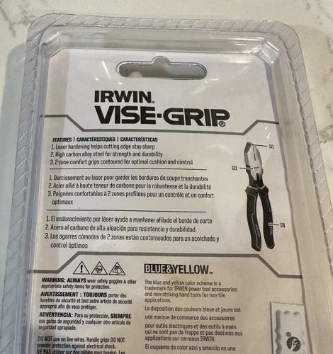 New - Irwin Vise-Grip Lineman’s Pliers 8” - LP8 - 1968334 | eBay