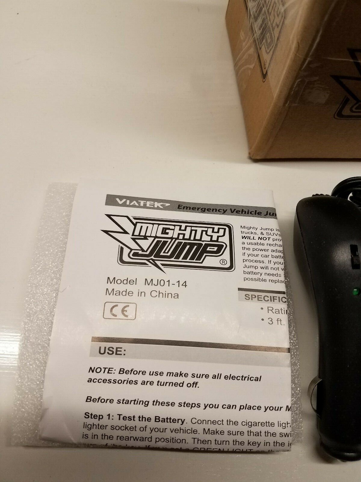 Viatek Mighty Vehicle Jump Starter Model Mj01 Automotive Car for sale ...