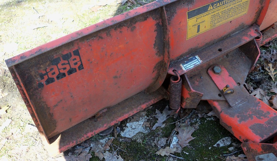 Case Ingersoll 448 446 444 4018 4020 Front Push Plow Dozer Snow Blade ...