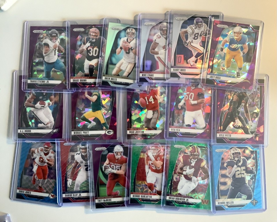 Football Mystery Hot Packs! 20 Cards + 5 hits! Autos Slabs PRIZM! 6 ...