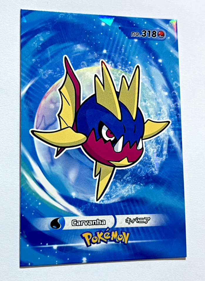 2024 POKEMON DATABASE 3 Card #067 CARVANHA Hoenn Peru Edition Foil | eBay