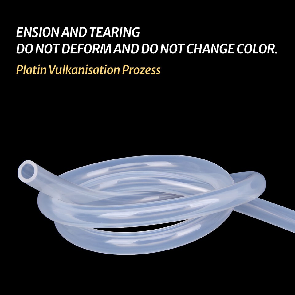 Food Grade Clear Translucent Silicone Vacuum Tube Beer Hose Pipe Soft ...