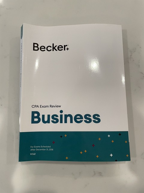 Becker Professional Education CPA Exam Review - V 3.2 Business Textbook ...