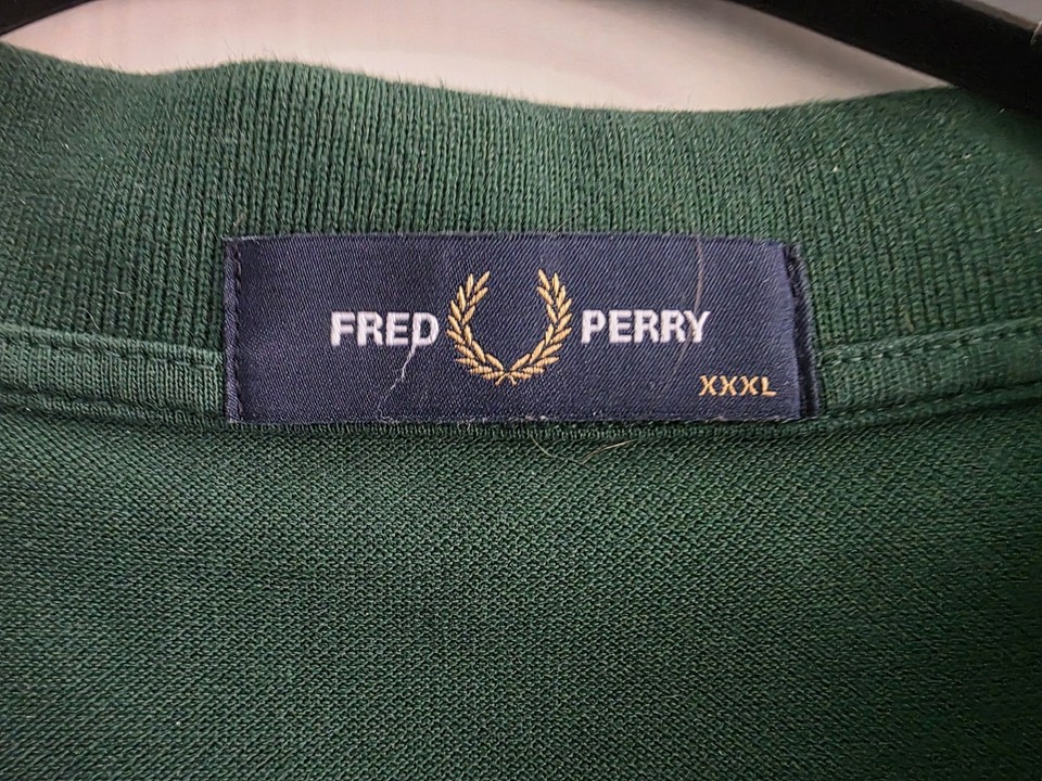 Genuine Fred Perry M3600 Polo Mens 3XL XXXL - Green & White | eBay UK