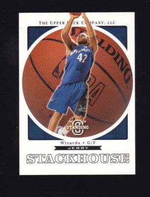 2003-04 Upper Deck Standing O Jerry Stackhouse #82 Washington Wizards ...