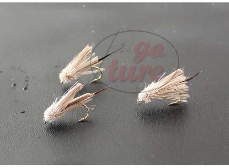 10pcs/lot Fly Fishing Lure Floating Dry Flies for Salmon Trout Fishing ...