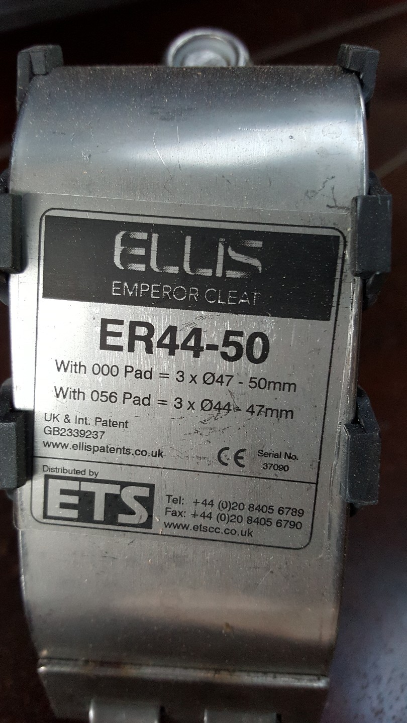 ELLIS EMPEROR CABLE CLEAT ER44-50 TREFOIL | eBay UK