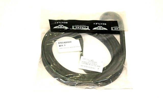 Bentley Genuine CONTINENTAL Series W-12 Serpentine Belt OEM 07C145933T ...