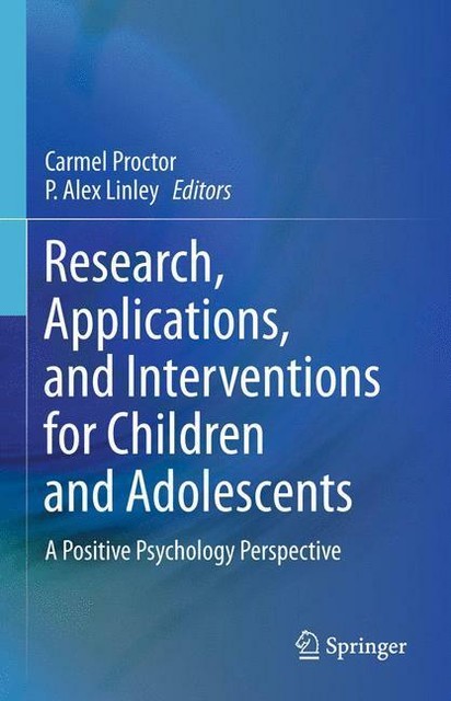 Research, Applications, And Interventions For Children And Adolescents ...