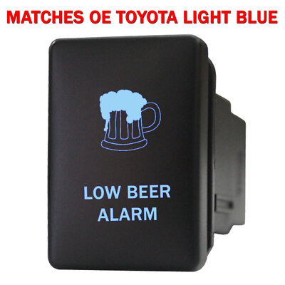 LOW BEER ALARM 9B87NB Push switch 12volt For Toyota OEM Tacoma LED NEW ...