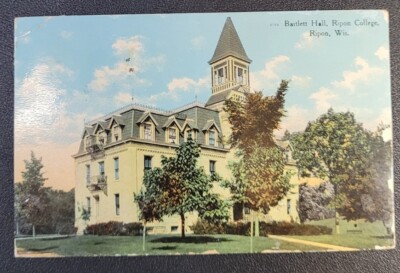 Bartlett Hall Ripon College Ripon WI C1910s DB Postcard AB1 | eBay