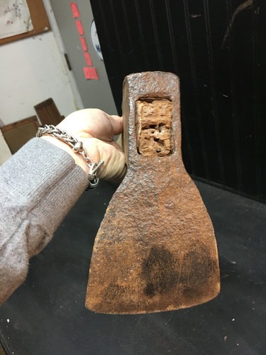 Antique Primitive Farm Adze Axe Wood Handle Hammer Barn Ship Building ...
