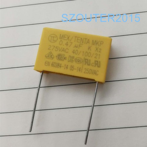 10PCS Safety Capacitors - MKP 0.47uf 275VAC X2 NEW #W9 | eBay
