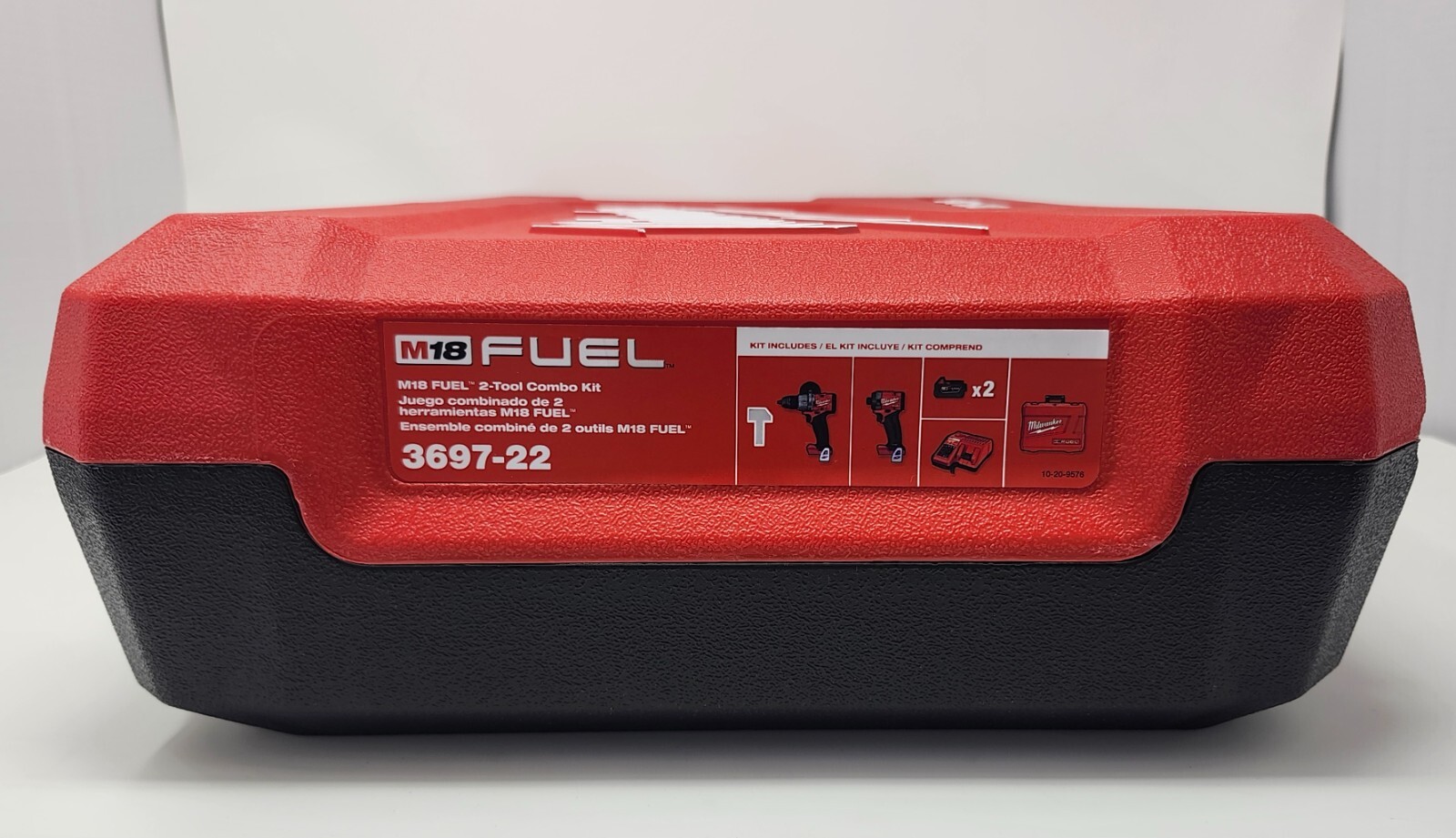 New- Milwaukee Hard Shell Tool Case for 3697-22 M18 FUEL Tool Kit- Case ...