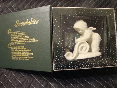 Department 56: Snowbabies -Snow Angels Figurine - To My Friend - Scroll ...