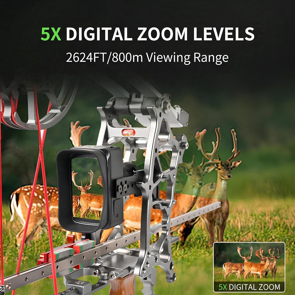 Archery Night Vision Bow Sight - 4K Night Vision Digital Crosshair ...