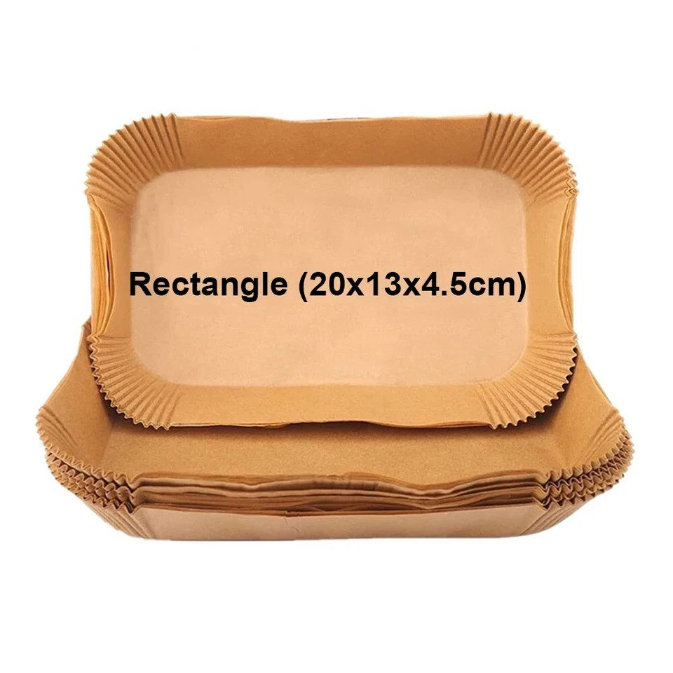 Van Der Linn Disposable Air Fryer Paper Liners Non Stick Parchment ...