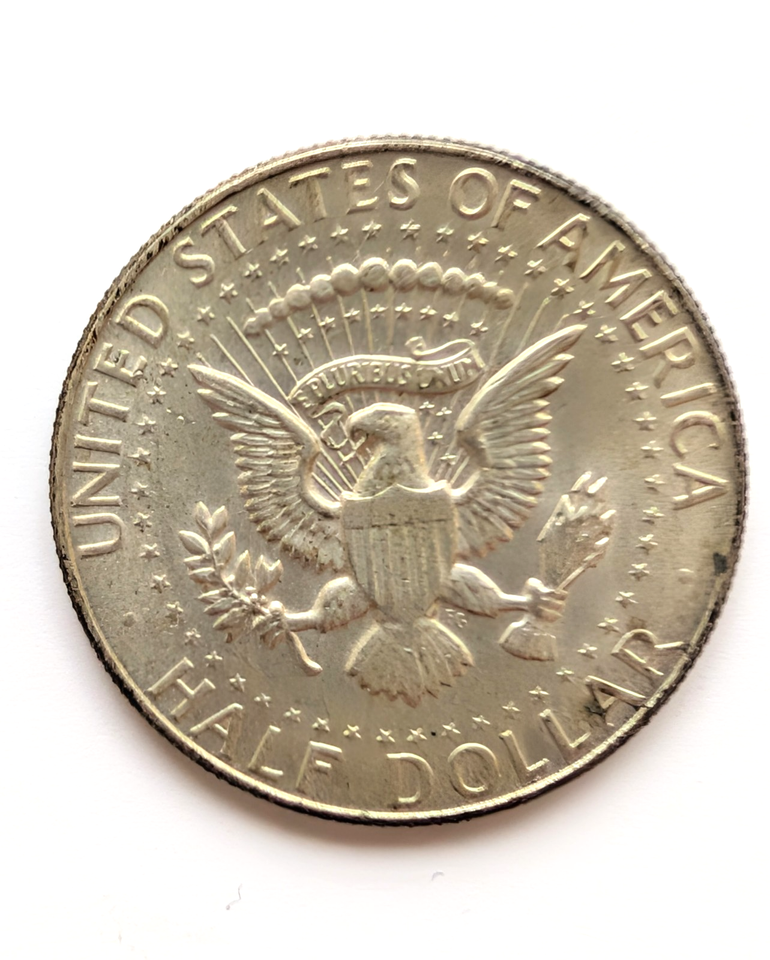 1968 D Kennedy Half Dollar -- 40% Silver -- Denver Mint - free shipping ...