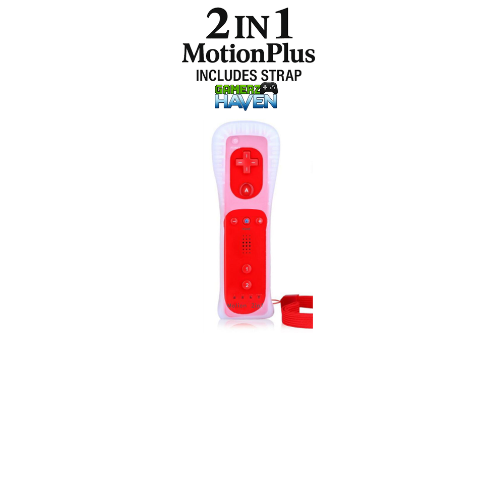 Motion Plus Wii Controller for Nintendo Wii / Wii U Nunchuck Joystick ...