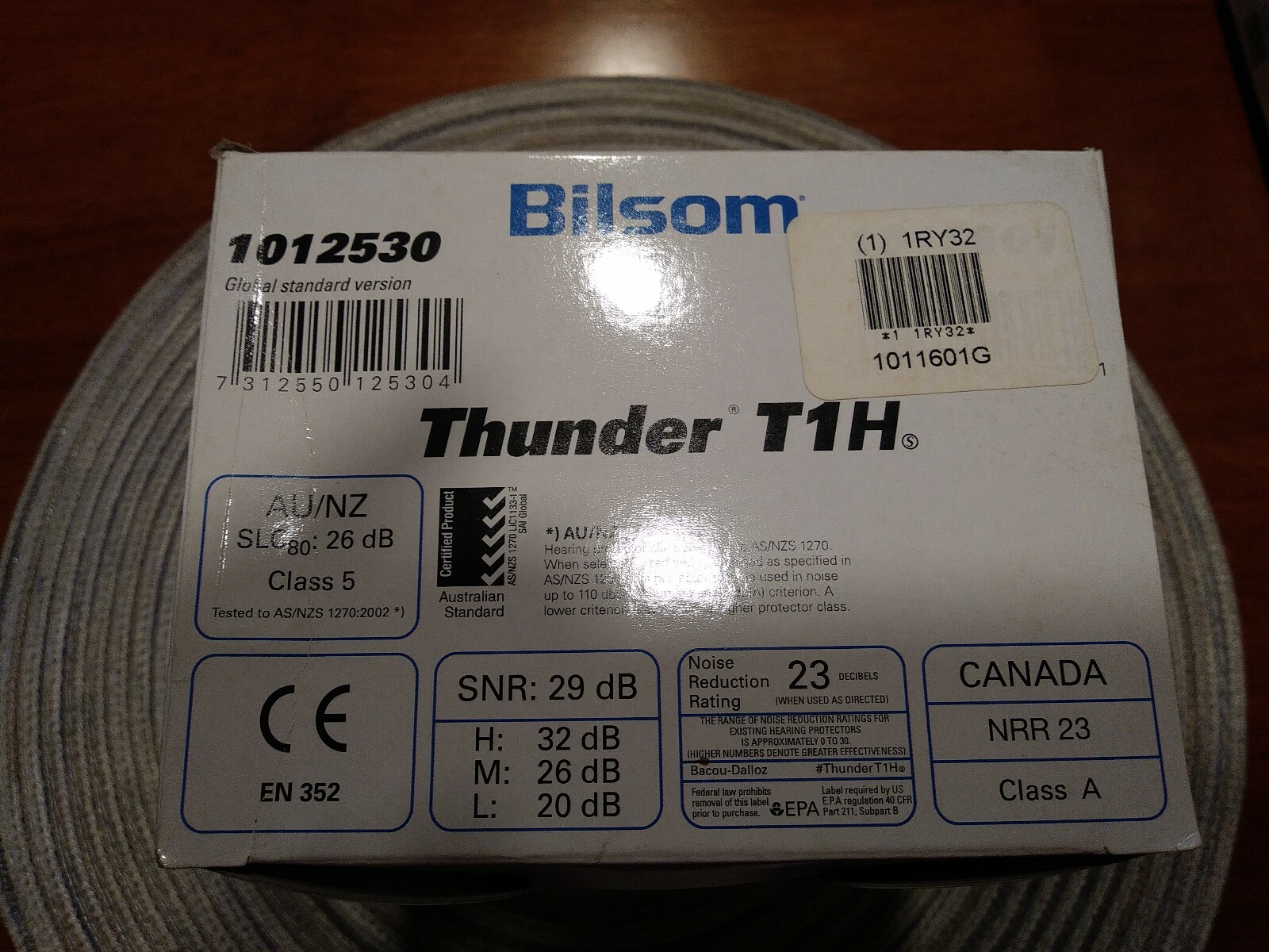 Bilsom Thunder T1H Ear Muffs for Helmet | eBay