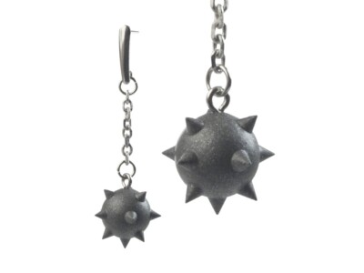 Medieval Flail Drop Earrings | Renaissance Weapon Inspired Jewelry ...