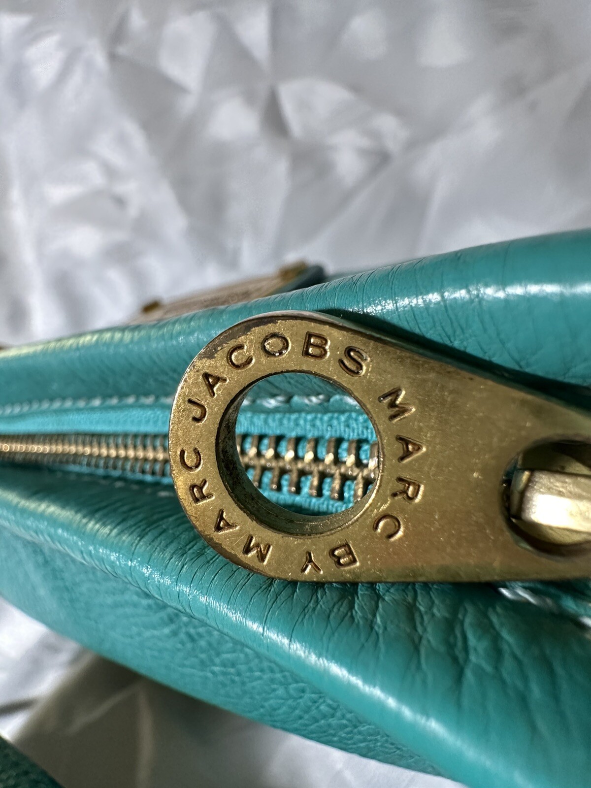 Marc by Marc Jacobs Small Purse Cross-body Bag Teal Leather | eBay