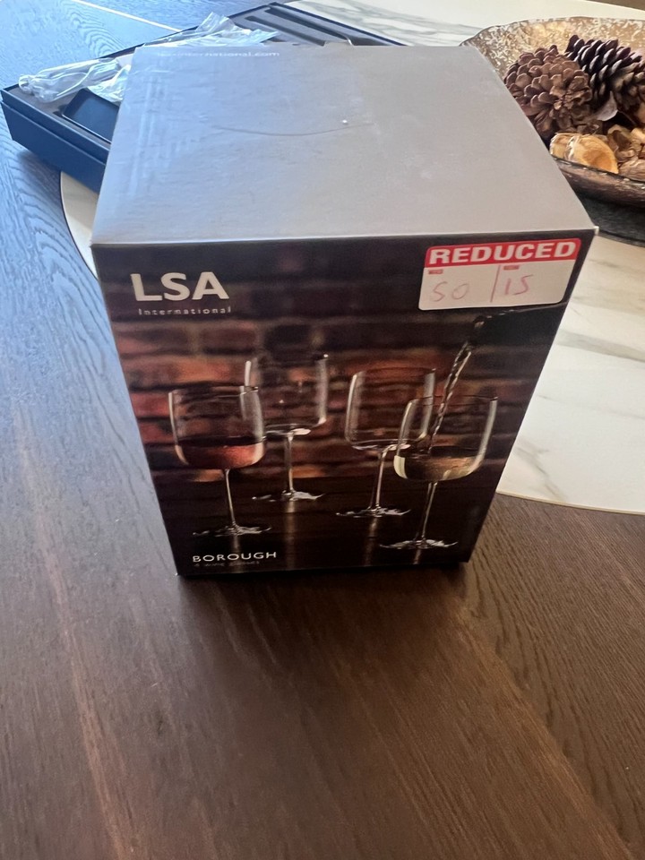 LSA Borough Wine Glass 380ml - Set of 2 | eBay UK
