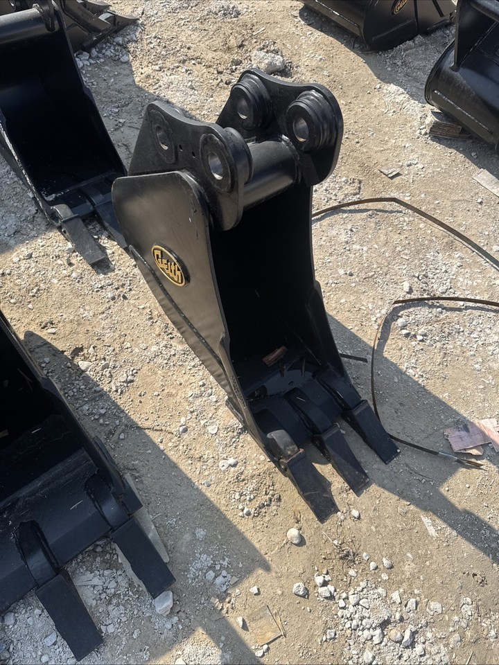 Geith 12 Inch Mini Excavator Tooth Bucket 40 Mm Pins New H06-0300-4216 ...