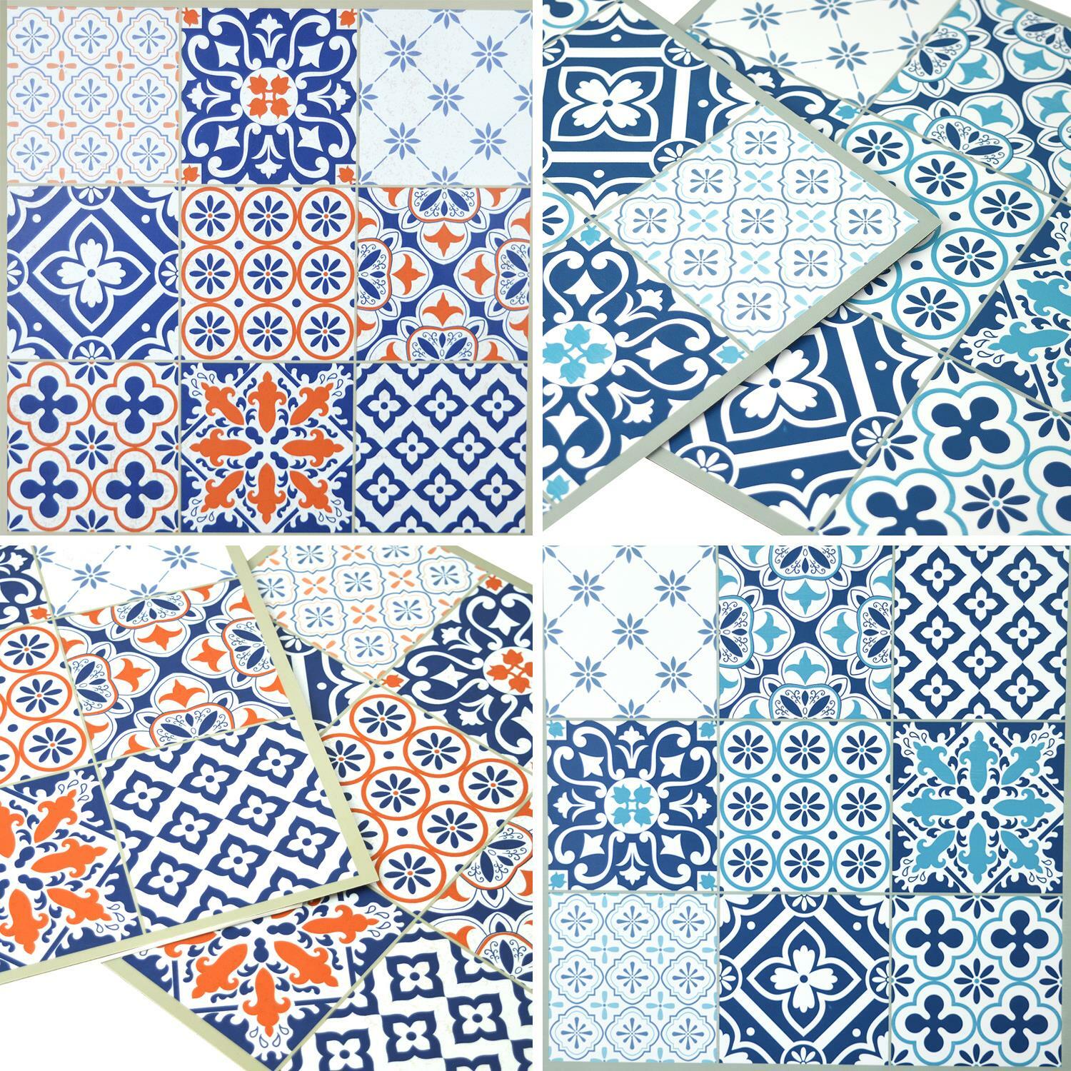 Floor Tiles Self Adhesive Vinyl Flooring Kitchen Bathroom Patterned ...