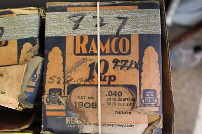 NOS Ramco Piston Ring Set 1908 .040 D8707S (64*) | eBay