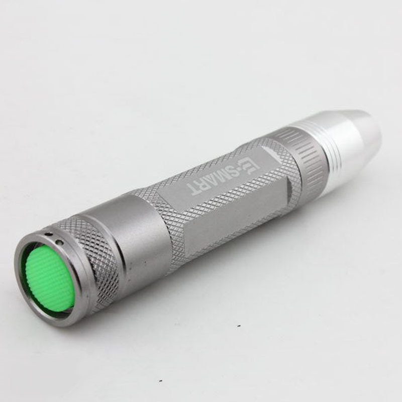 Mini Jewelry Jade Led Flashlight Glare Torch White Yellow Light stone ...