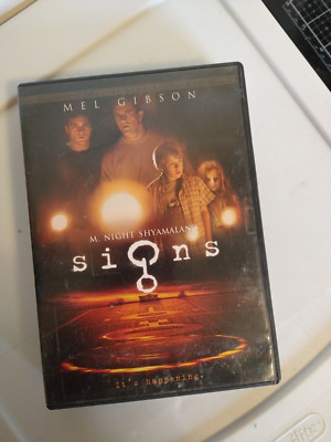 Signs (DVD, 2003) Mel Gibson Joaquin Phoenix M Night Shyamalan Alien ...