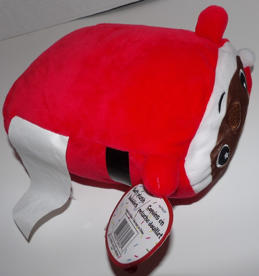 MSA Trading Moosh Moosh Black Santa Claus Pillow Cuddle Plush Stuffed ...